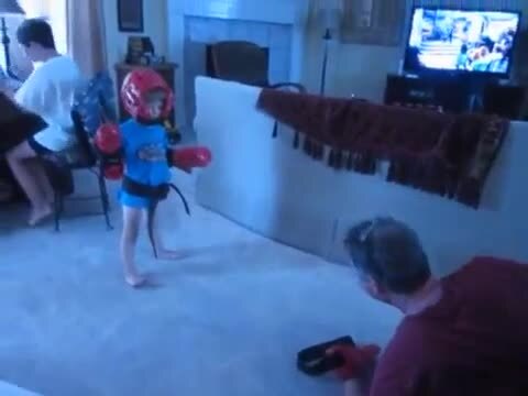Kid Kicks Dad in the Groin During Tae-Kwon-Do Practice | Jukin Licensing