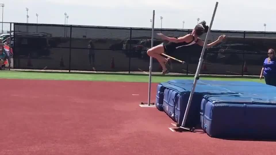 Girl Hits Head on Pole During High Jump | Jukin Licensing
