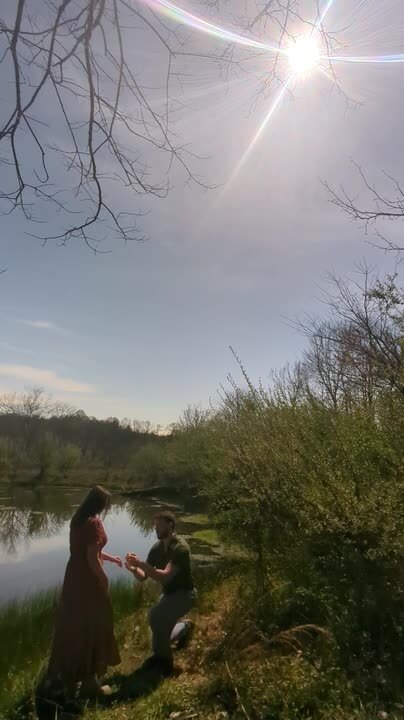 Man Proposes to Girlfriend During 2024 Solar Eclipse | Jukin Licensing
