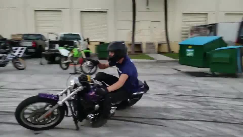 Man Falls off Motorcycle Attempting to Drift | Jukin Licensing