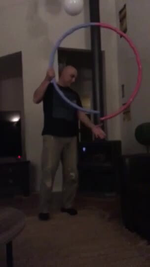 Guy Breaks Weighted Hula Hoop | Jukin Licensing