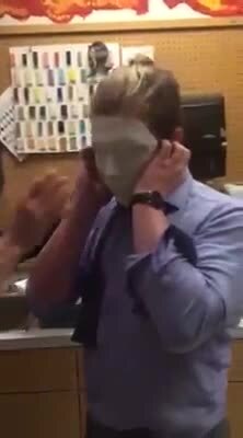 Art Student Gets Face Stuck in Plaster Mask | Jukin Licensing