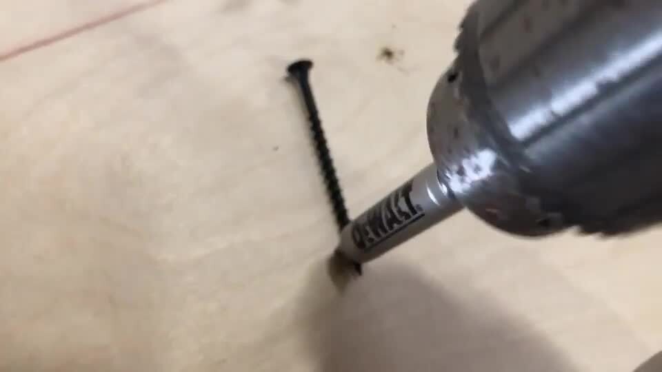 Screw Moves Along the Tip of Rotating Drill | Jukin Licensing