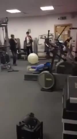 Guy Falls after Ricocheting off Exercise Ball | Jukin Licensing