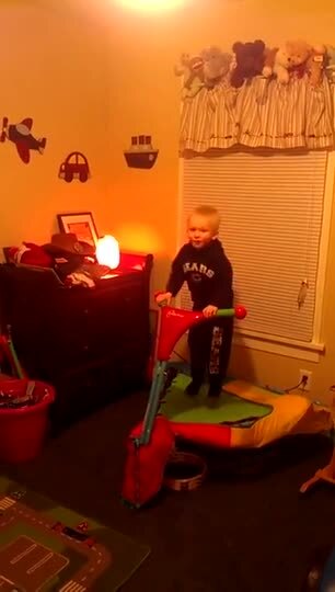 Kid Hits Head on Table During Obstacle Course | Jukin Licensing