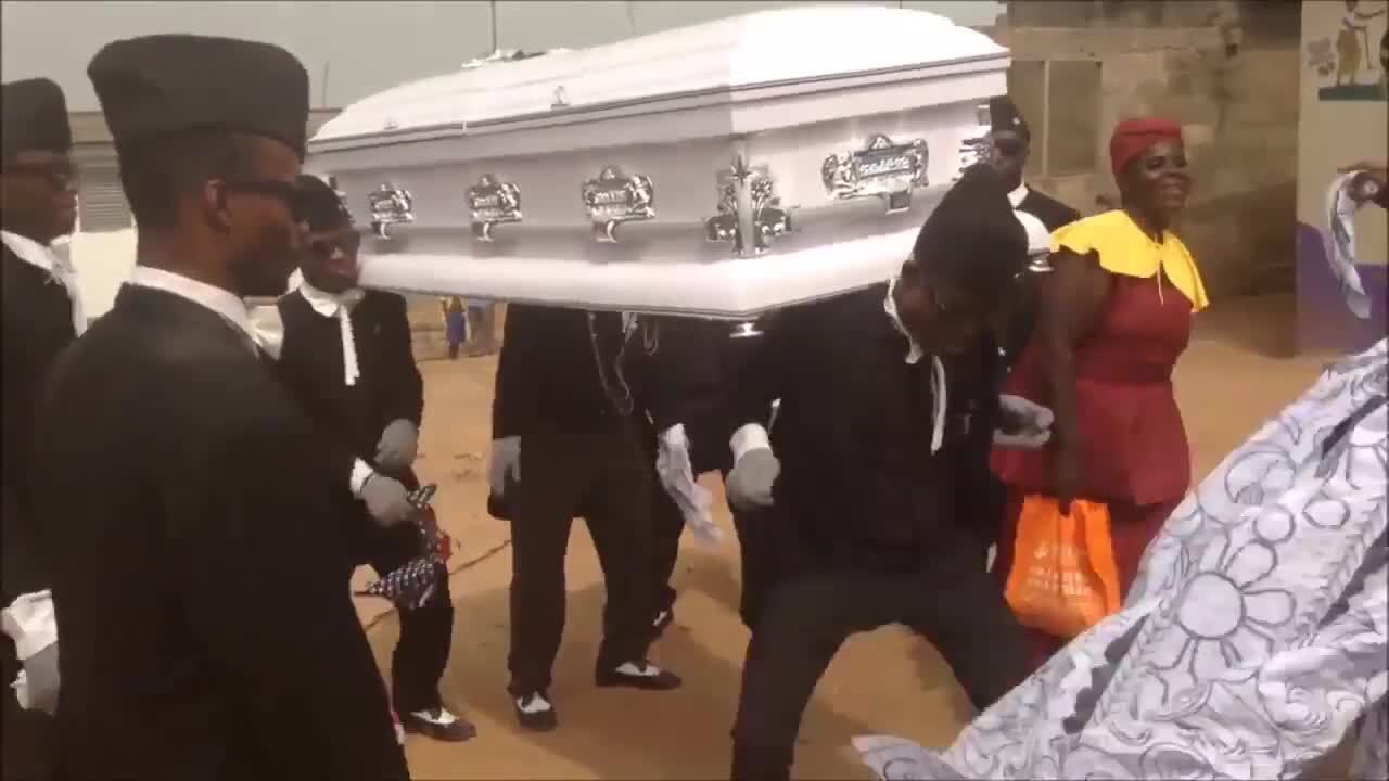 Professional Pallbearers Dance with Casket | Jukin Licensing