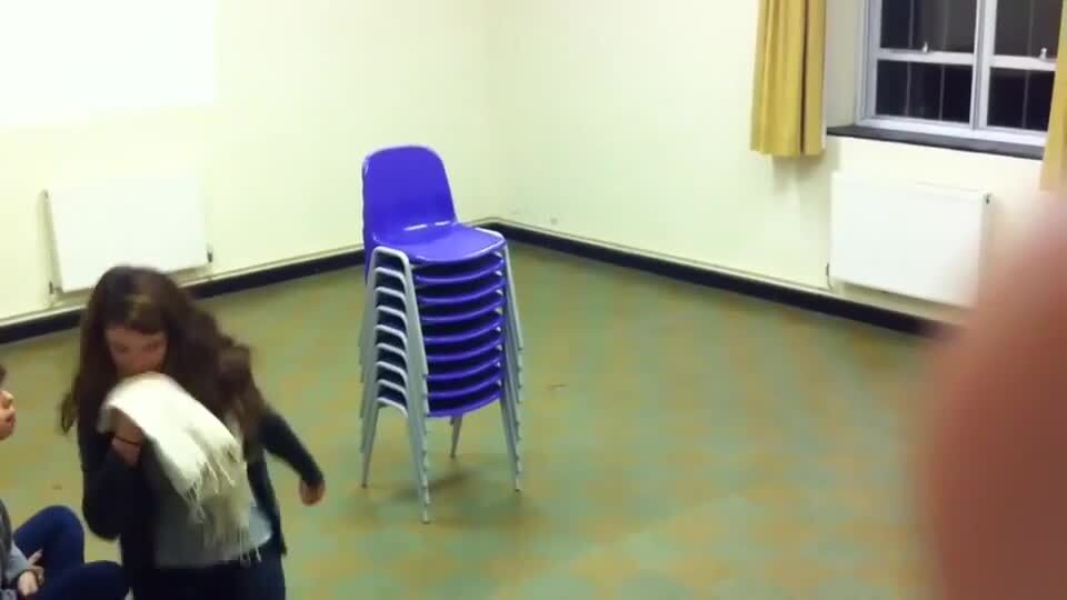 Kid Fails at Jumping over Chairs | Jukin Licensing