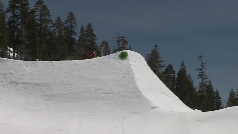 Guy Spins Mid-Air After Jumping Off Ramp While Skiing | Jukin Licensing