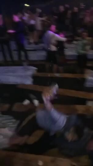 Drunk Guys Fall While Dancing on Table | Jukin Licensing