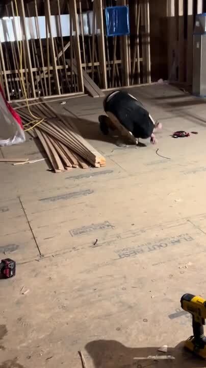 Man Hits His Head When He Attempts to Roll with Wire Wheel | Jukin ...