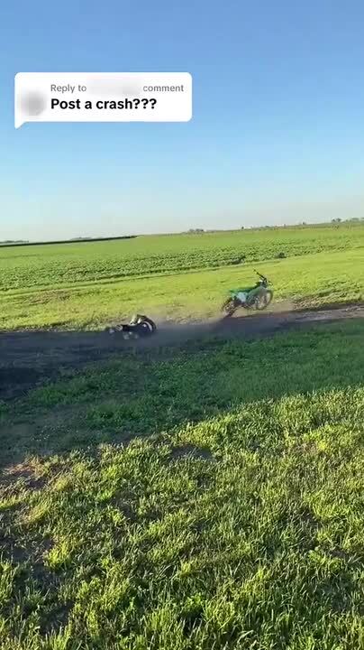 Rider Falls Hard as Dirt Bike Flips Over After Jumping Off Ramp | Jukin ...