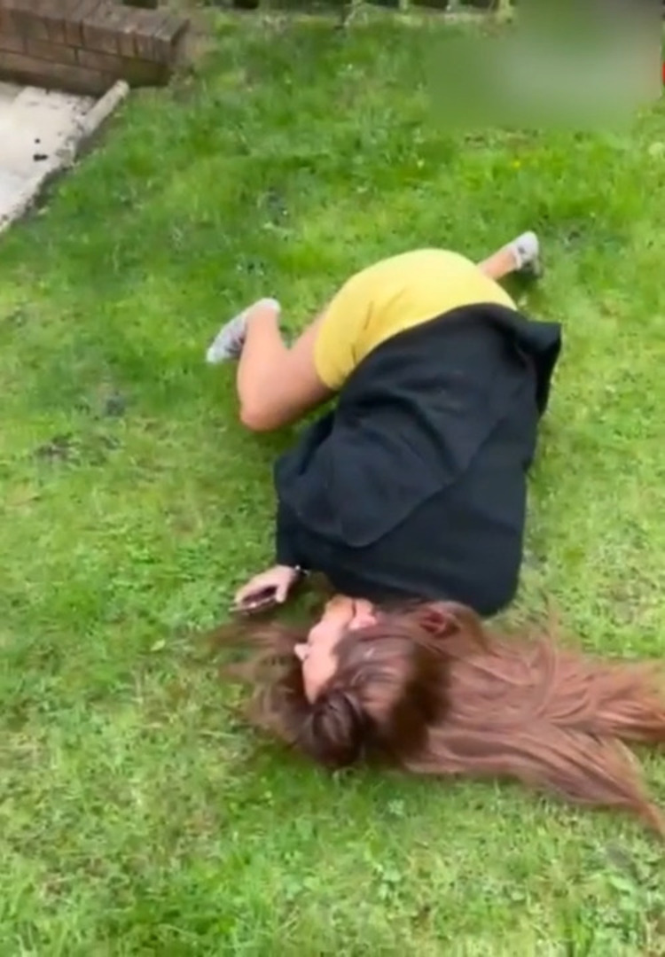 Woman Slides Down Hilariously in Slippery Slide | Jukin Licensing