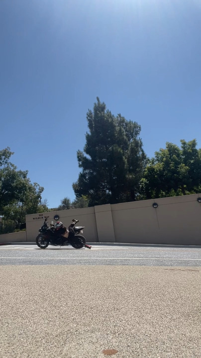 Woman Falls Off Motorbike While Trying to Stop on Slanted Road | Jukin ...