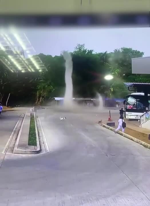 Scary Dust Vortex Suddenly Starts to Swirl in San Pablo, Philippines ...