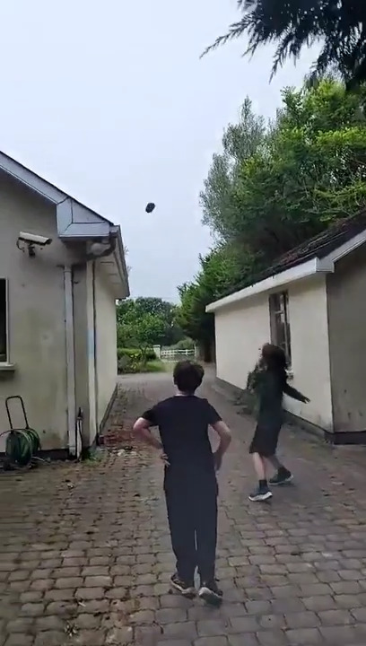 Young Brothers Throwing Mud Balls at Building Accidentally Break Light ...