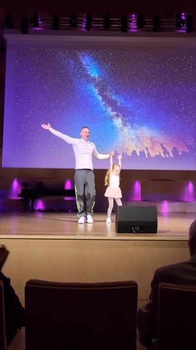 Father Daughter Performs Captivating Dance Together in Talent Show ...