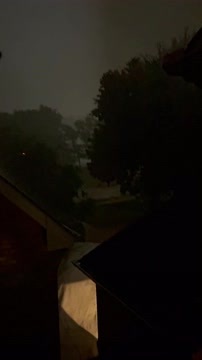 Intense Lightning and Thunderstorm Leads to Power Outage in Texas, USA ...