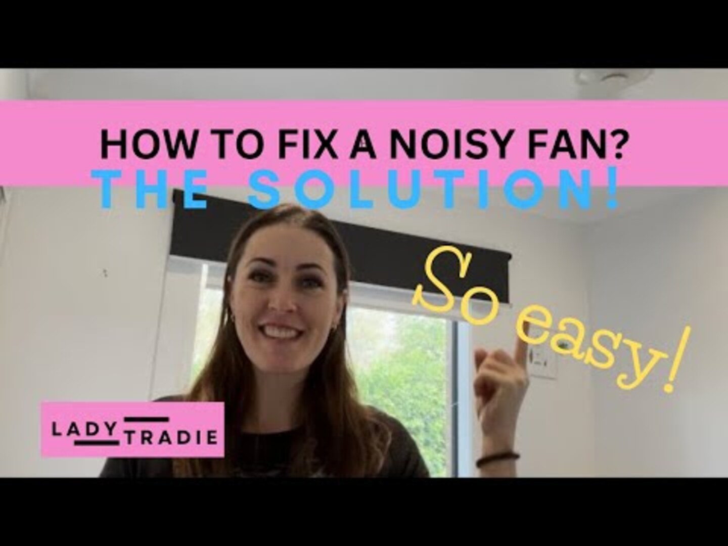 Woman Demonstrates How to Fix Noisy Fan | Jukin Licensing