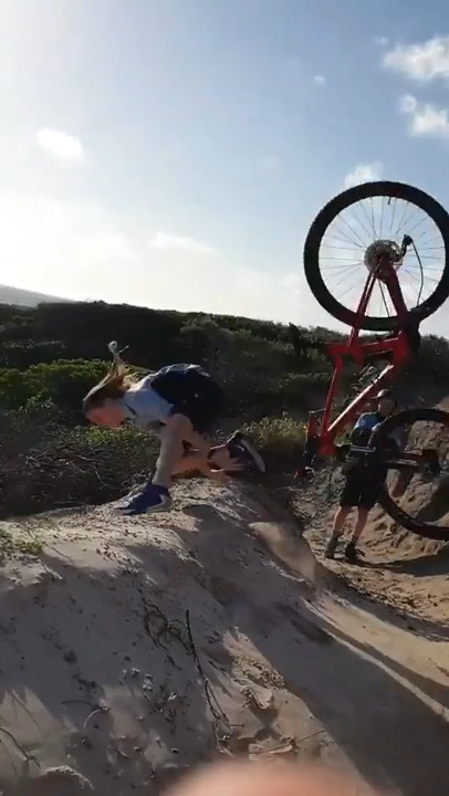 Guy Crashes Bicycle After Failed Jump Attempt | Jukin Licensing