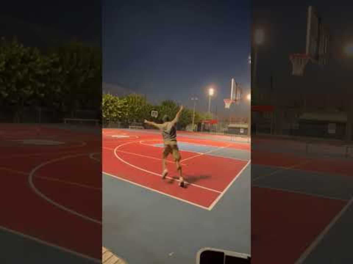 Man Makes Incredible Basketball Trick Shot From Court Corner | Jukin ...