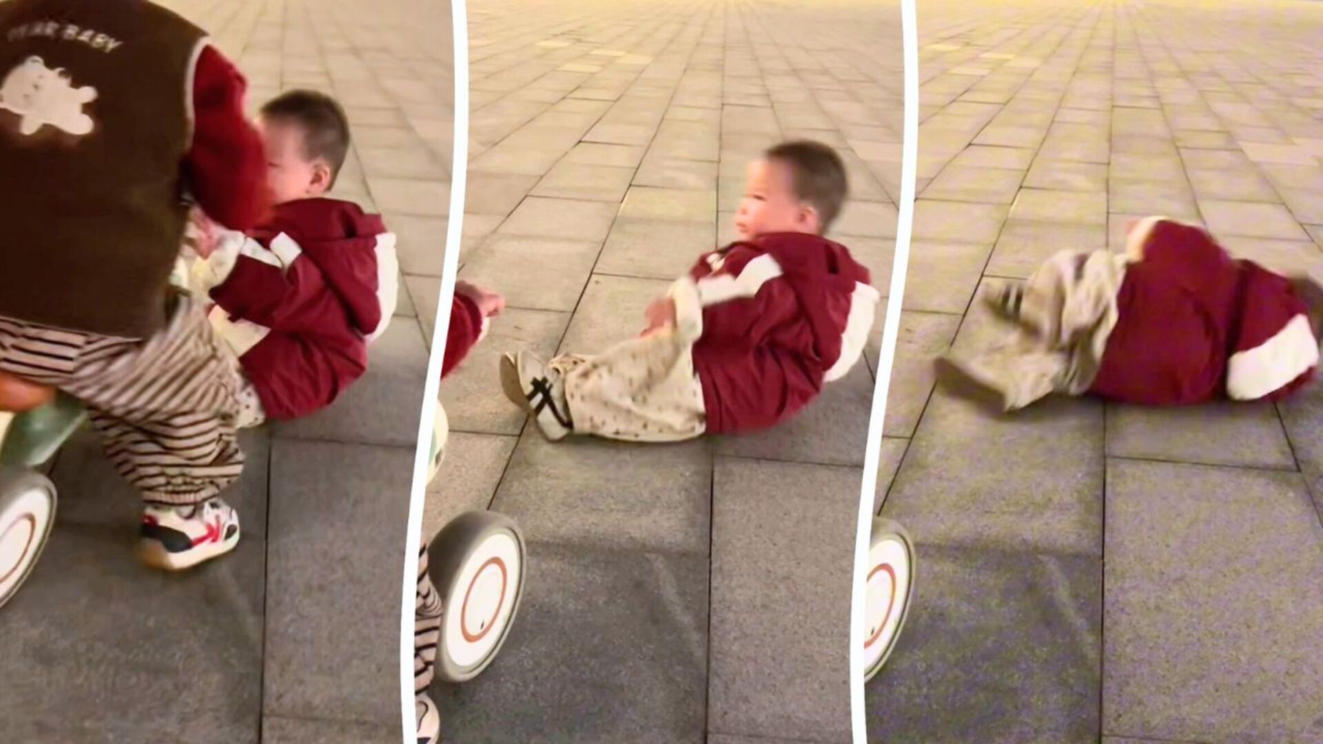 Crying Toddler Reacts Dramatically After Being Playfully Hit by Toy ...