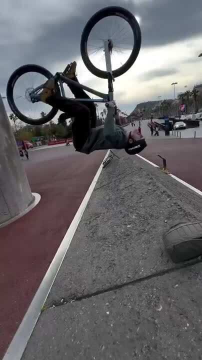 Cyclist Loses Balance Mid-Flip And Takes Hard Fall | Jukin Licensing