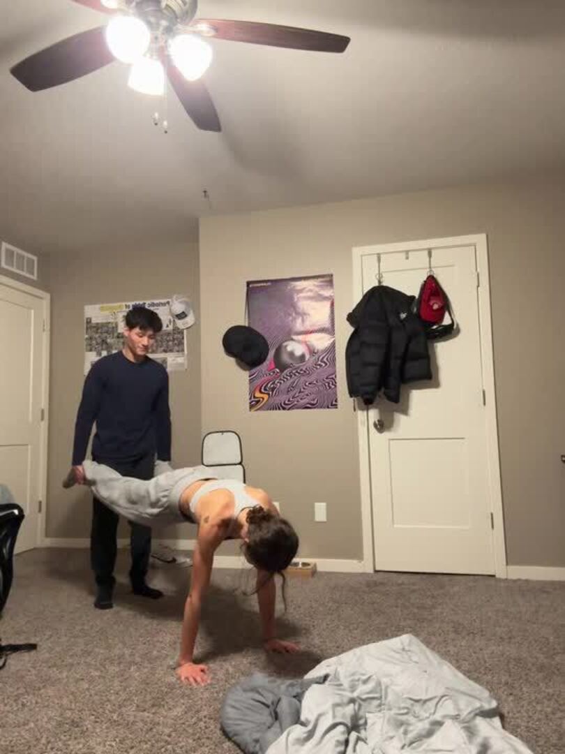 Girlfriend Falls Face-First While Attempting Viral Trend | Jukin Licensing