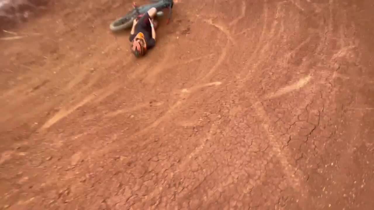 Dirt Biker Crashes Hard After Jumping Off Ramp | Jukin Licensing