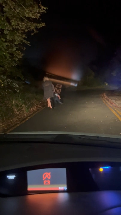 Drunk Man Stumbles and Falls While Walking Back | Jukin Licensing