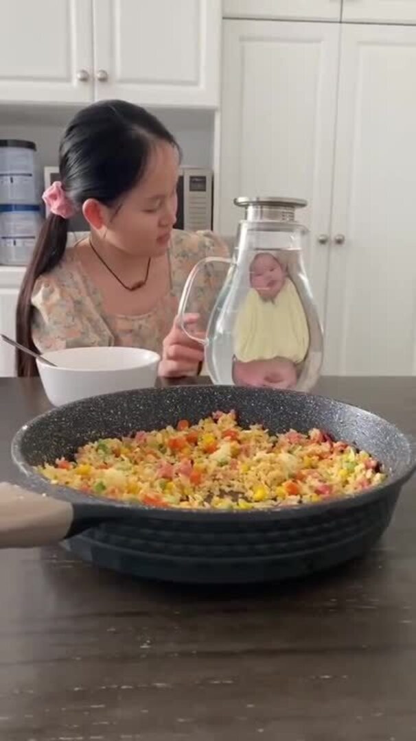 Baby Inside Jar Illusion Creates Hilarious Visual | Jukin Licensing