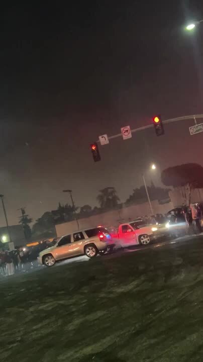 Vehicles Spinning Donuts Collide In Intersection | Jukin Licensing