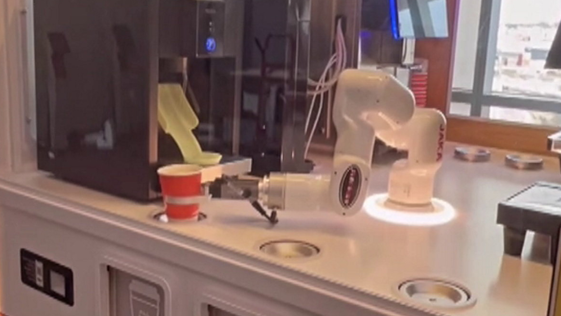 Airport's First Ever Coffee Making Robot | Jukin Licensing