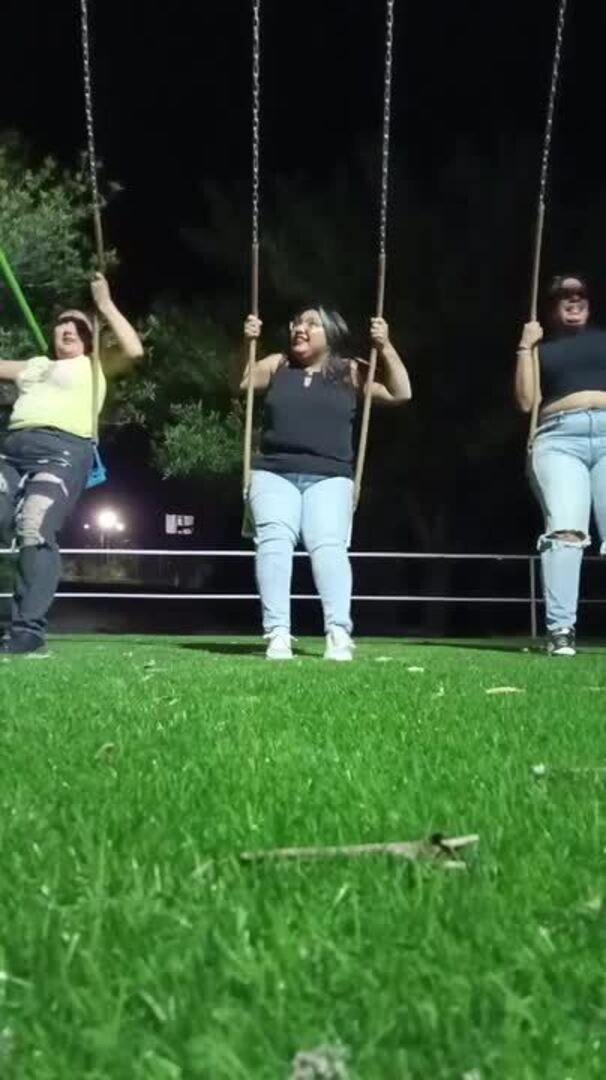 Three Women Swinging, Fall Along With Whole Swing | Jukin Licensing