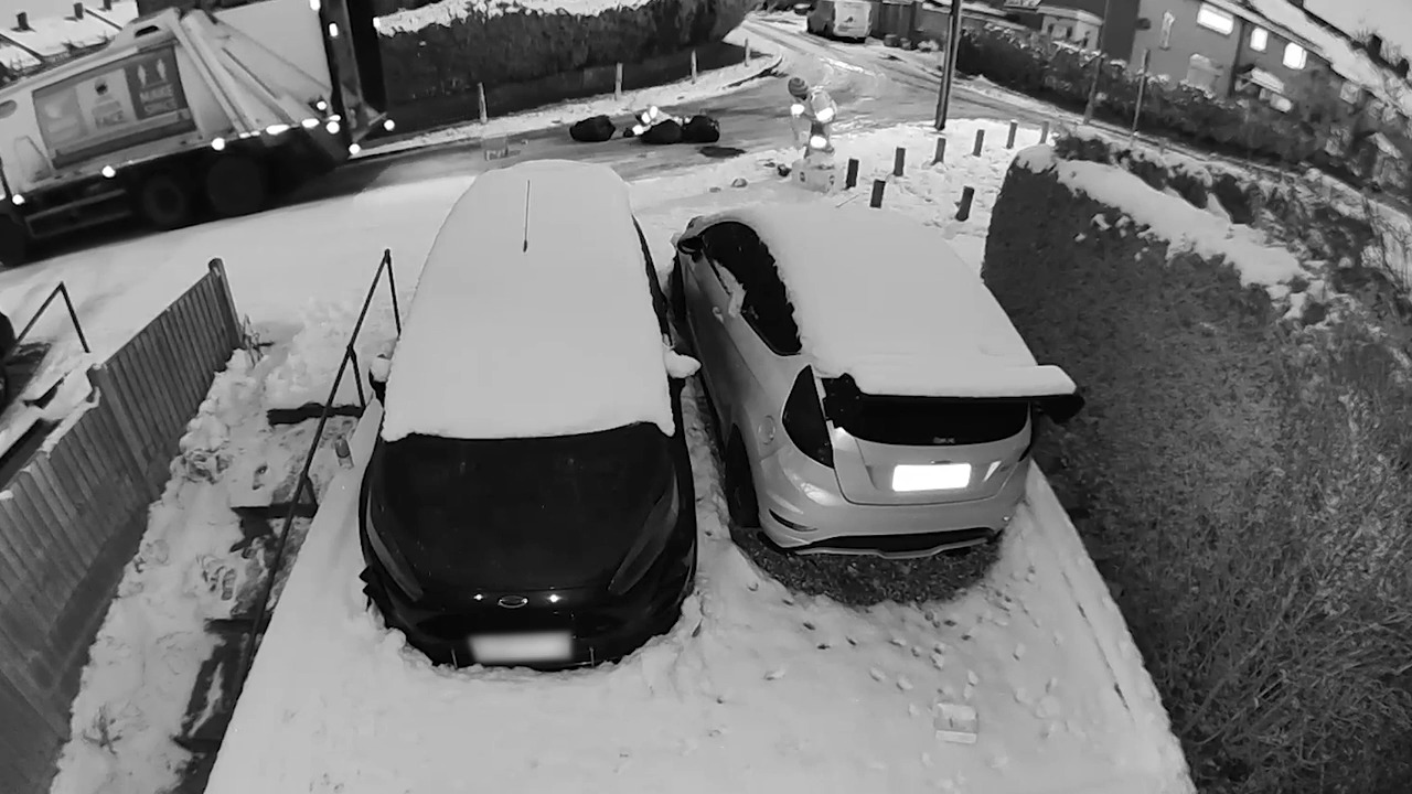 Garbage Collector Slips on Ice While Collecting Trash | Jukin Licensing