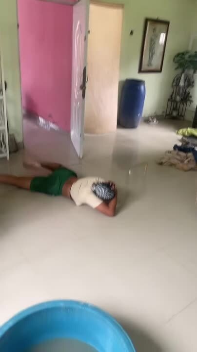 Woman Loses Footing And Takes Tumble After Slipping On Floor | Jukin ...