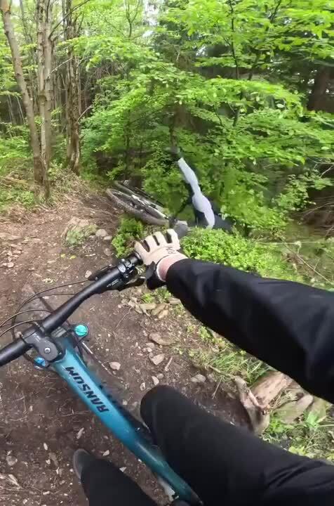 Bicycle Rider Falls into Bushes After Losing Balance | Jukin Licensing