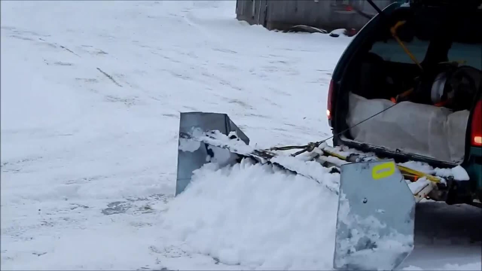 DIY Snow Removal: Minivan Snowplow in Action! | Jukin Licensing