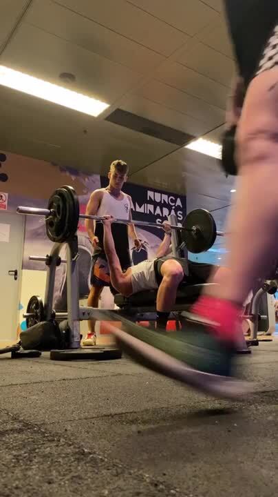 Man's Barbell Slips From His Hands and Drops on His Chest | Jukin Licensing